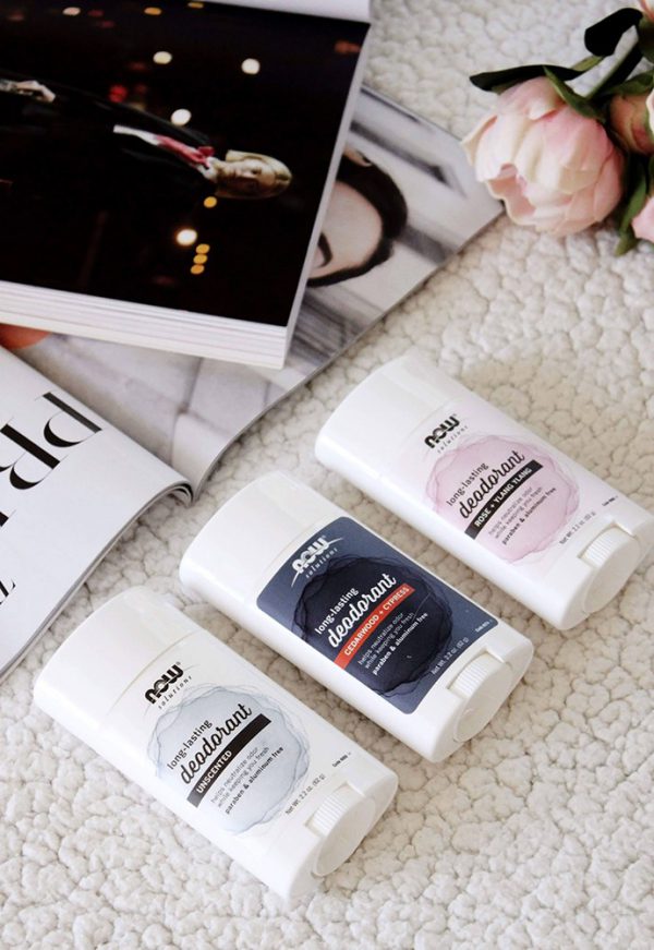 My Experience with the New NOW® Solutions Long-Lasting Deodorant Sticks ...